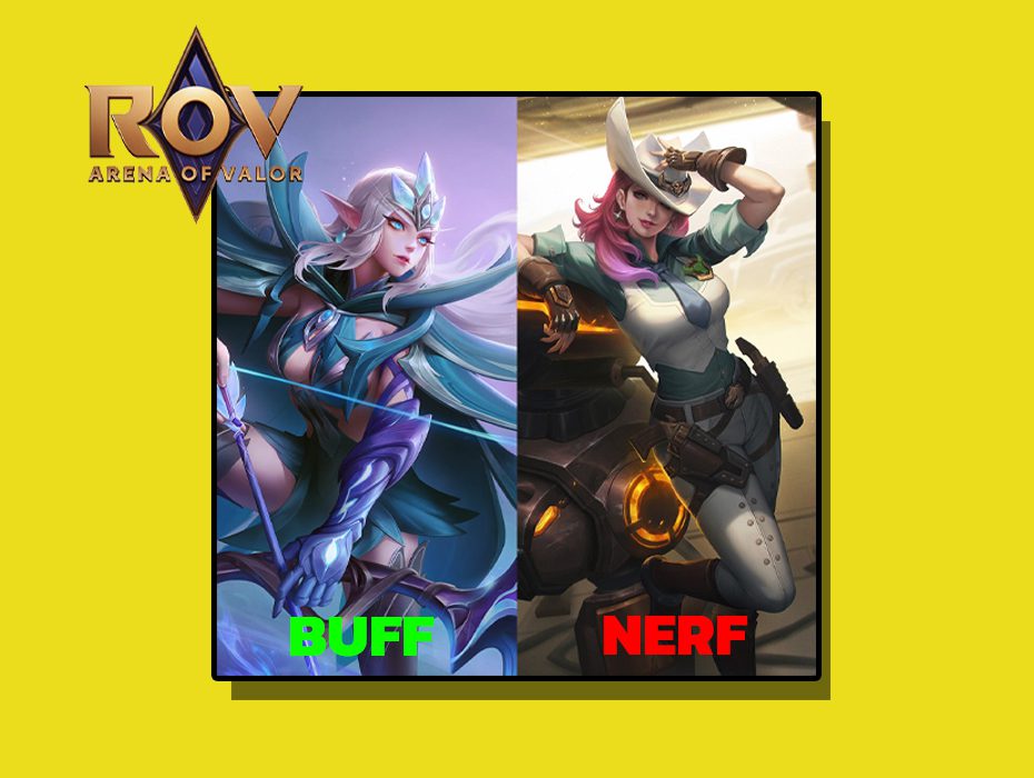 RoV : อัพเดตแพทช์ใหม่ ปรับสมดุลฮีโร่เซิฟไทยล่าสุด หมดยุค Celica